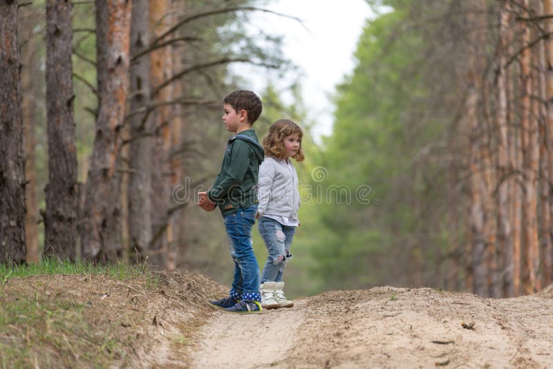Children walking together stock photo. Image of small - 69898162