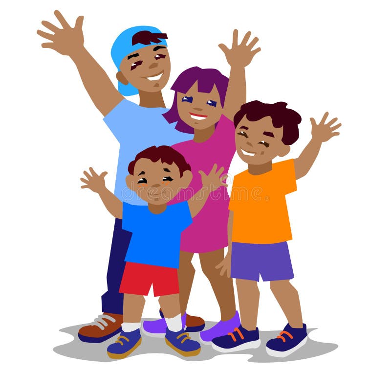 Boy Wave Hello Stock Illustrations – 412 Boy Wave Hello Stock ...