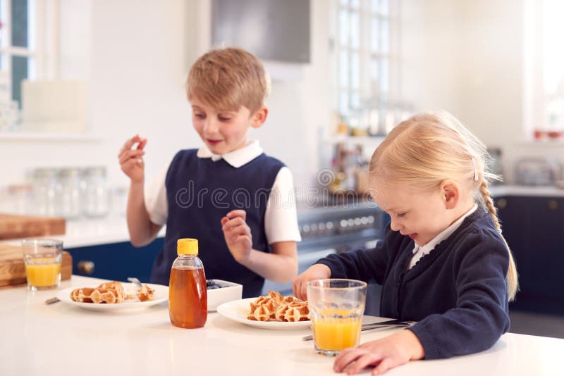 214 Children Eating Waffles Stock Photos - Free & Royalty-Free Stock ...