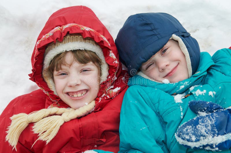 Winter children stock photo. Image of outside, freezing - 1460706