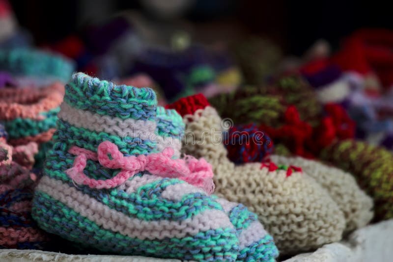 Children wool making shoes stock photo. Image of clothing - 38676918