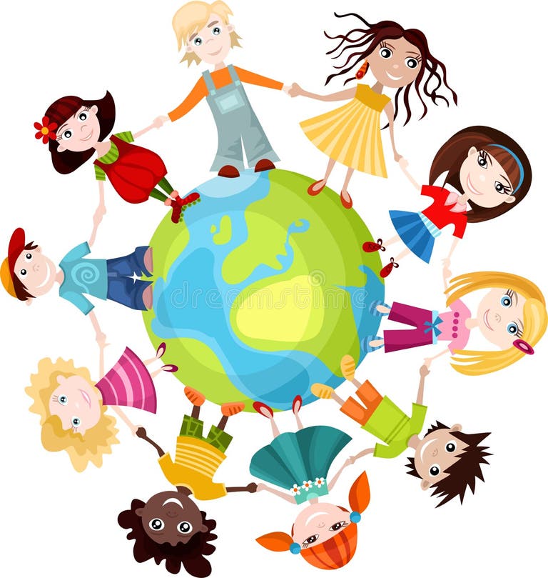 Children World Peace Nature Stock Illustrations – 1,505 Children World ...