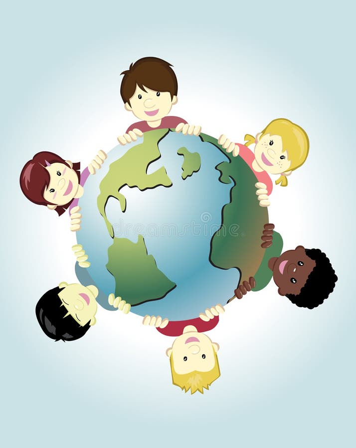 World children stock vector. Illustration of illustrations - 10847851