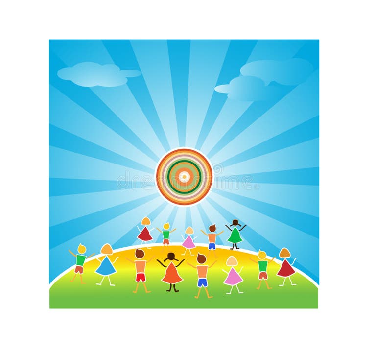 Children Future World Stock Illustrations – 3,500 Children Future World ...