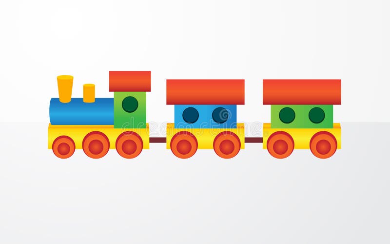 Childrens color toy stock illustration. Illustration of train - 47979961