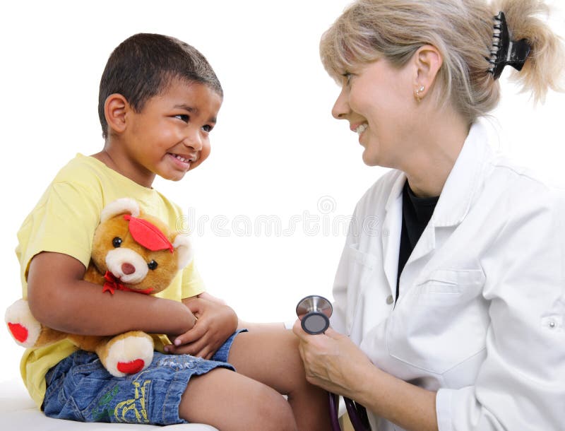 Childrens doctor stock photo. Image of clinic, grin, clinical - 9918656