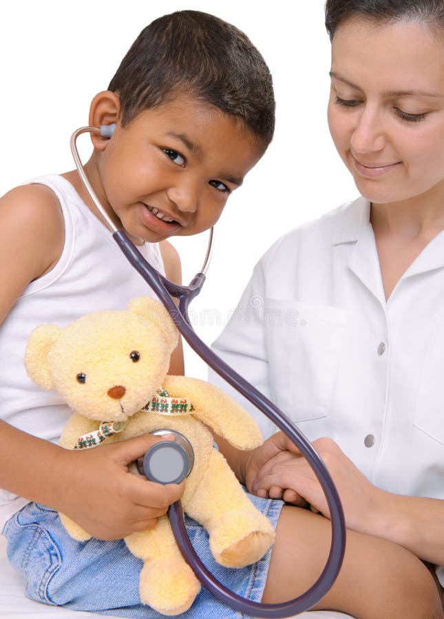 Childrens doctor stock image. Image of female, medicine - 9972537