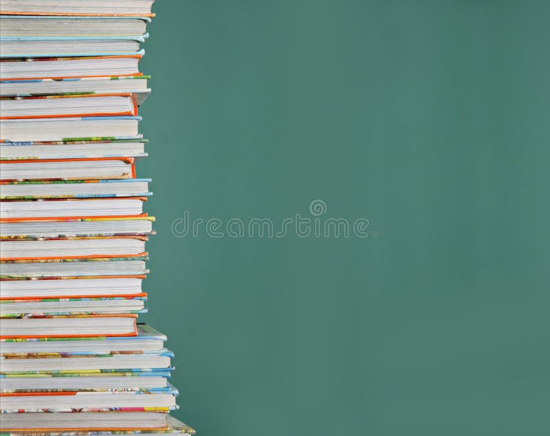 Childrens school books stock image. Image of apple, books - 9934817