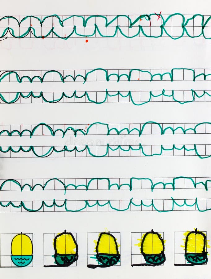 Curve Line Drawing Worksheet Stock Photos - Free & Royalty-Free Stock ...