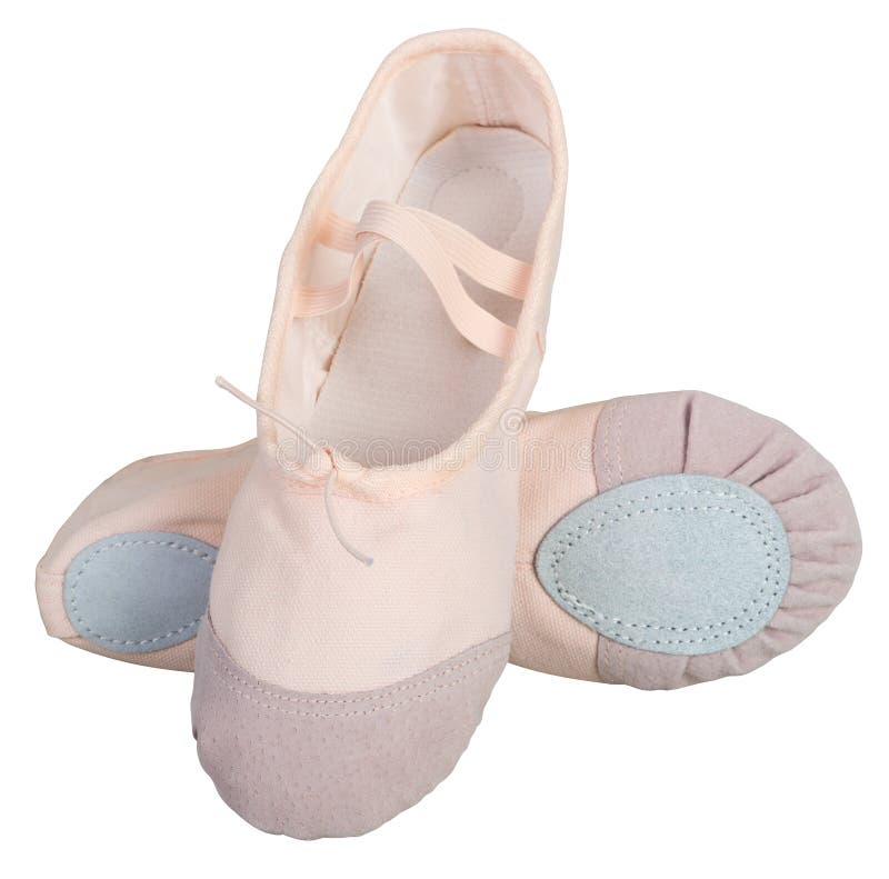 Childs Kids Training Ballet Shoes Stock Photo - Image of ballerina ...