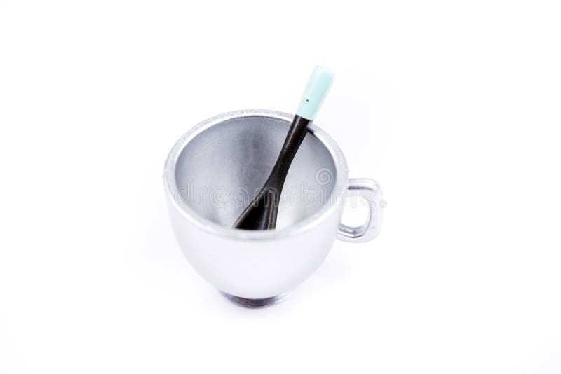 Childs Toy Plastic Food Molded 1/6th Scale Mixing Spoon and Bowl Stock ...