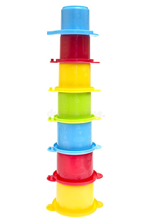 Childs toy stacking cups stock image. Image of cups, toddler - 24186821