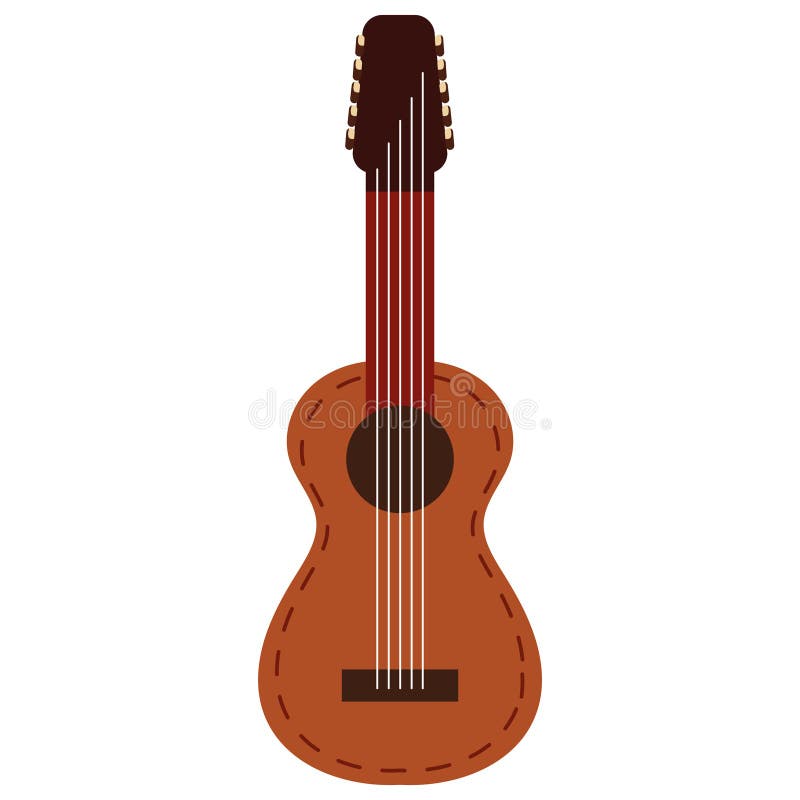 Chile charango tradicional stock de ilustración. Ilustración de audio ...