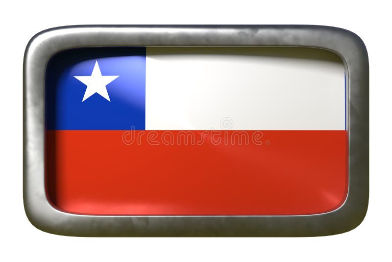 Chile flag sign stock illustration. Illustration of symbol - 148555099