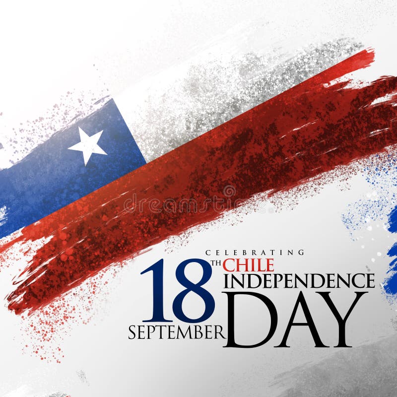 Chile Independence Day 18 September Illustration Stock Illustration ...