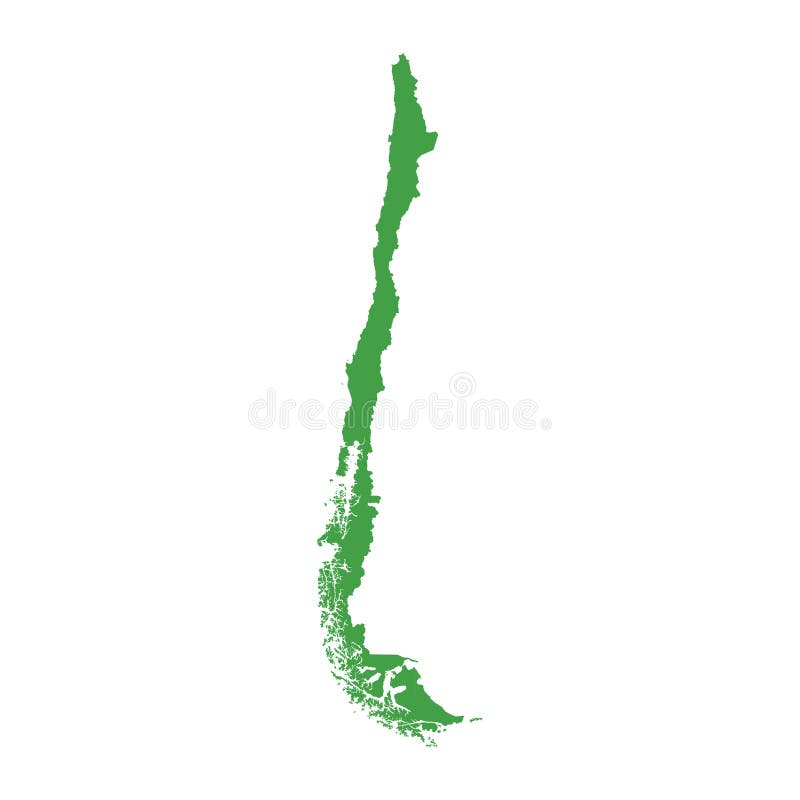 Chile Map stock illustration. Illustration of continent - 390114148
