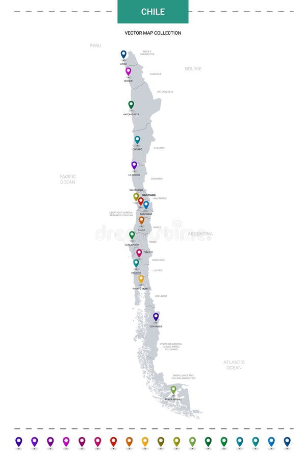 Chile Map Stock Illustrations – 6,434 Chile Map Stock Illustrations ...