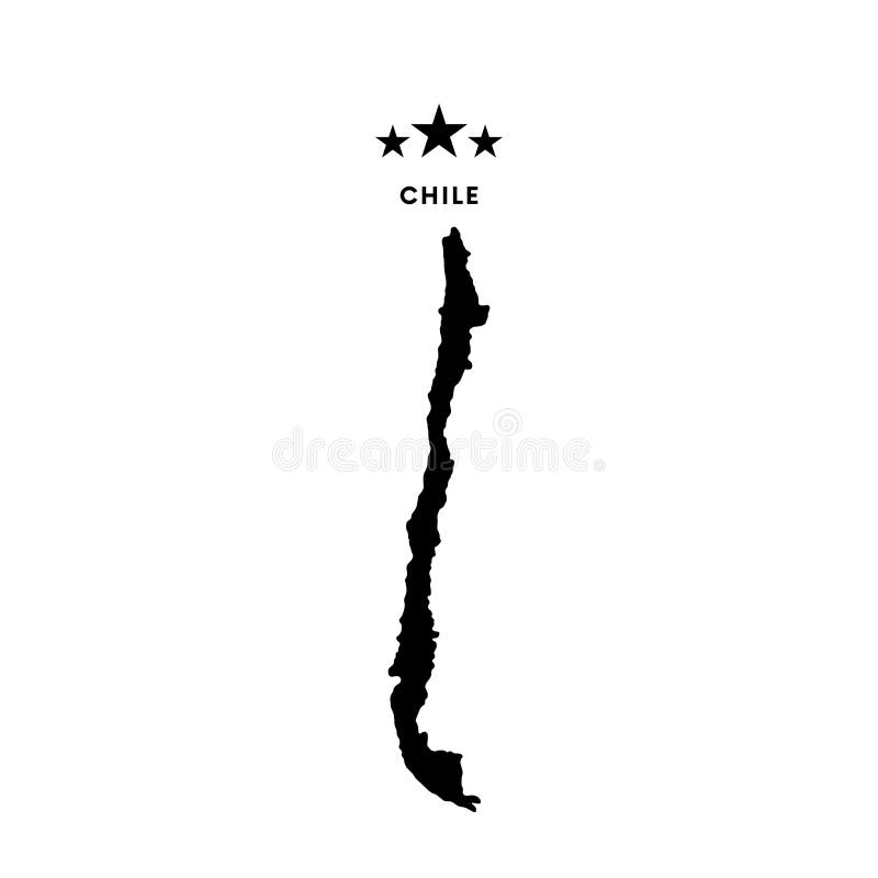 Chile Map. Vector Illustration. Stock Illustration - Illustration of ...