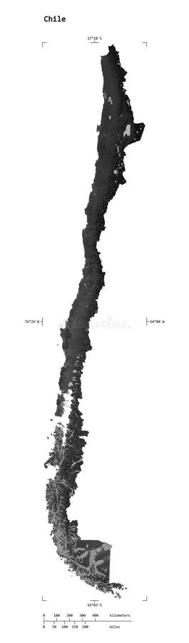 Chile Shape on White. Grayscale Stock Illustration - Illustration of ...