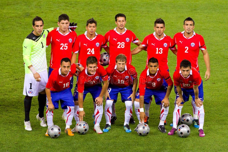 Chile Team editorial stock photo. Image of ball, team - 21009628