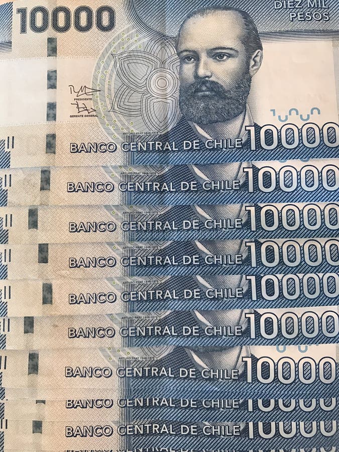 Chilean pesos notes stock photo. Image of notes, pesos - 85515052