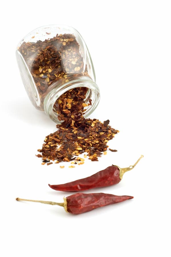 Chiles machacados foto de archivo. Imagen de sano, caliente - 16738994