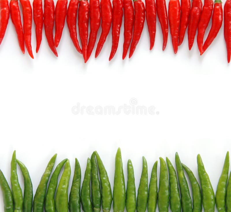 Pepper frame stock image. Image of heat, chili, borders - 1066817