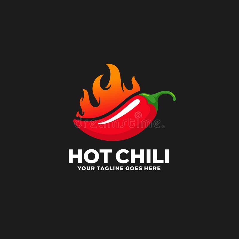 Hot chili logo design stock vector. Illustration of jalapeno - 269295598