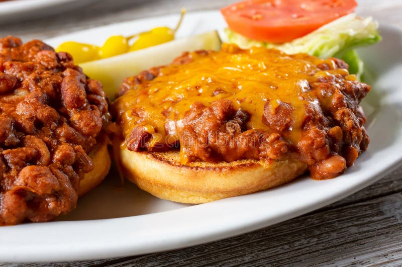 Chili cheese burger stock photo. Image of copy, placemat - 281967272