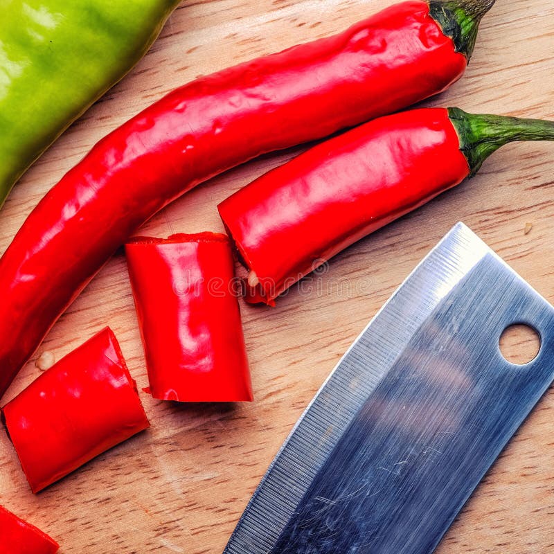 Chili Cook Various Close-up Stock Photo - Image of natural, cooking ...