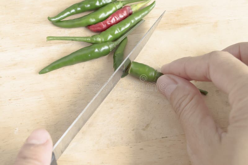 Chili cutting stock photo. Image of preparation, food - 59578508