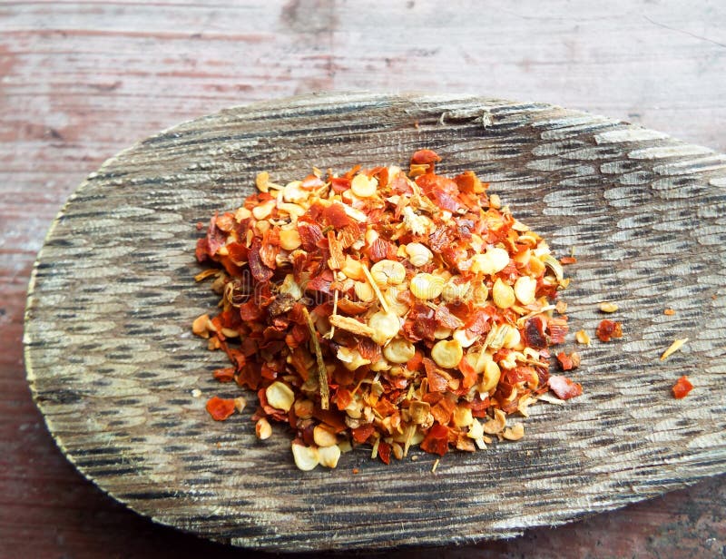 Chili dust on spoon stock image. Image of ingredient - 76182895