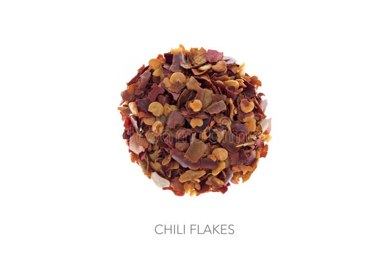 Chili flakes shape of ball stock photo. Image of cuisine - 72298458
