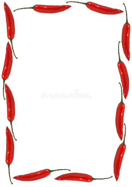 Chili frame stock image. Image of chili, seasoning, pepper - 1607157