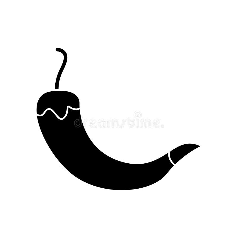 Chili icon stock illustration. Illustration of closeup - 99042778