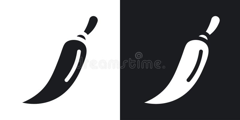Chili icon vector stock vector. Illustration of symbol - 348262294