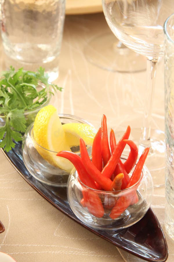 Chili and lemon stock image. Image of chili, leaves, vivid - 20151081