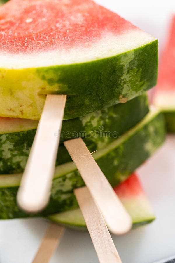 Chili lime watermelon pops stock photo. Image of food - 282251090