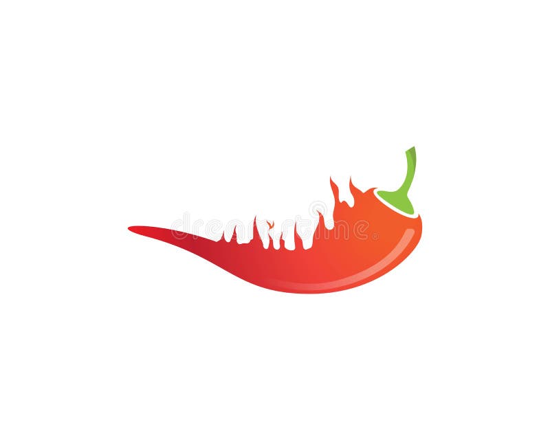 Chili logo template stock illustration. Illustration of element - 213508717