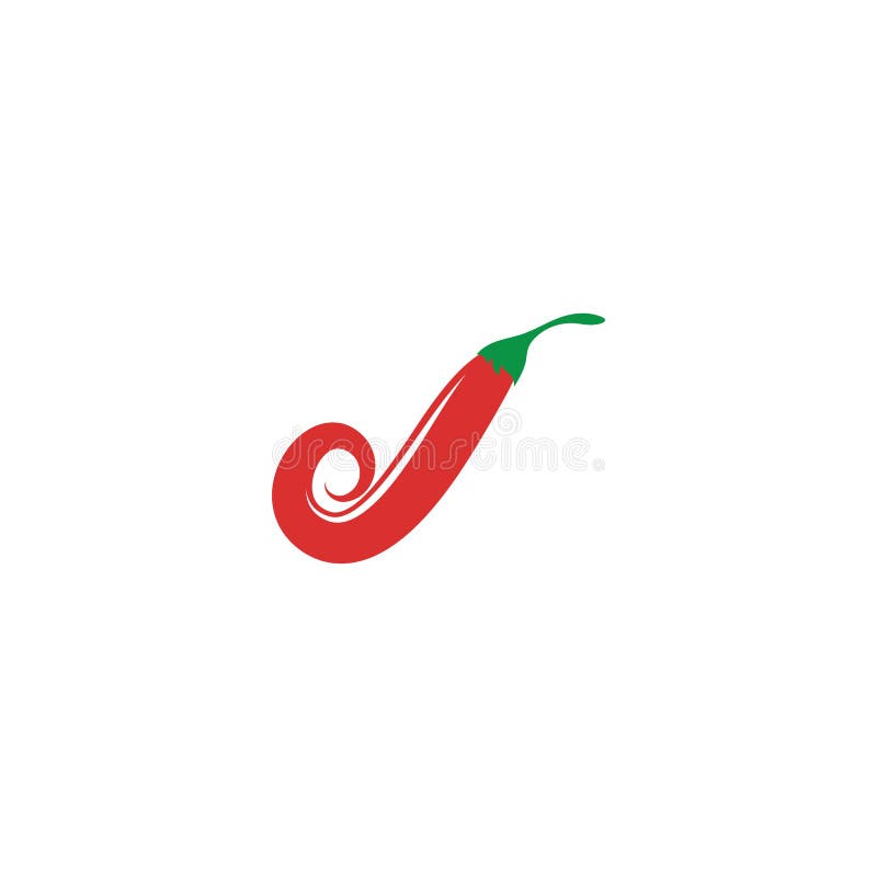 Chili logo vector stock vector. Illustration of chilli - 126665096