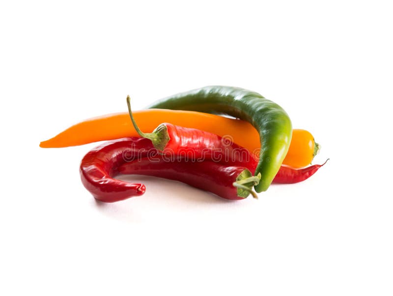 Hot Chili Papers on a Cutting Board Stock Photo - Image of diet ...