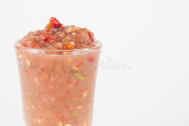 Chili paste in glass stock photo. Image of gourmet, meal - 50117528