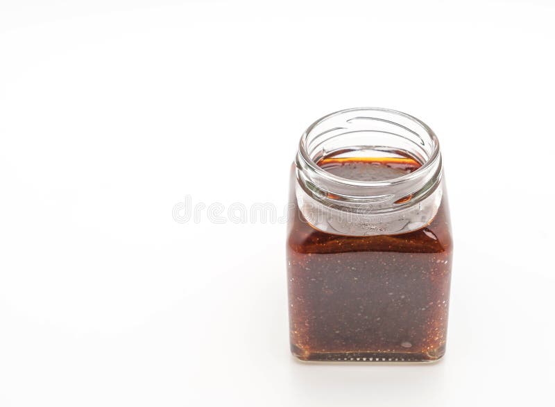 Chili Paste Jar in Thai Style Stock Photo - Image of sauce, sweet ...