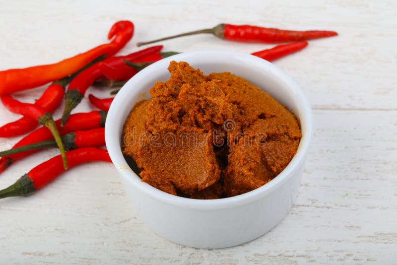 Chili paste stock photo. Image of organic, chinese, china - 111963600