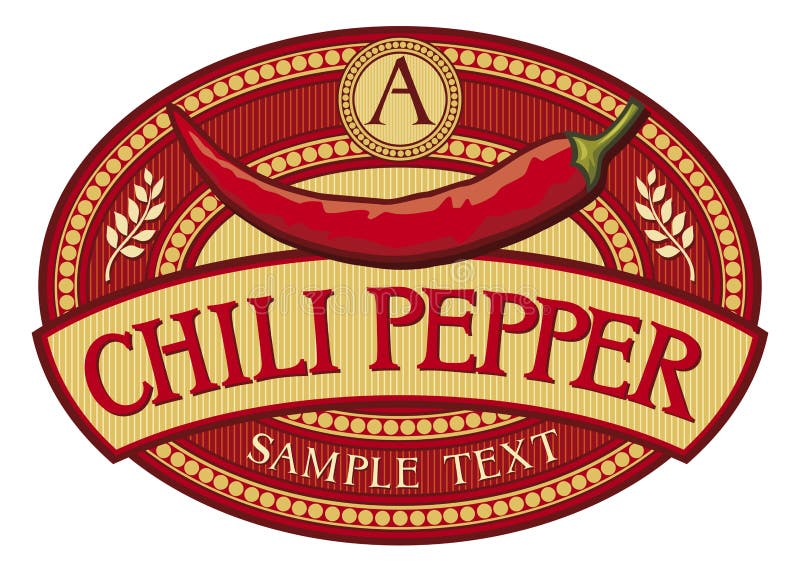 Chili pepper stock vector. Illustration of burn, menu - 23050710