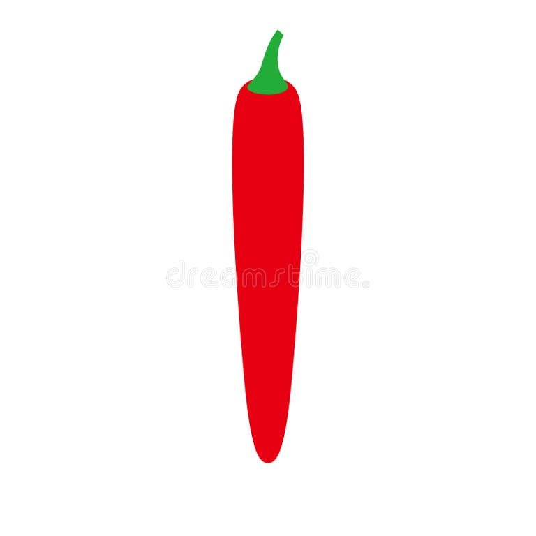Chili Pepper Alphabet, Vector Illustration Stock Vector - Illustration ...