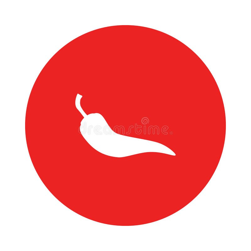Chili pepper and app icon stock vector. Illustration of symbol - 238371106
