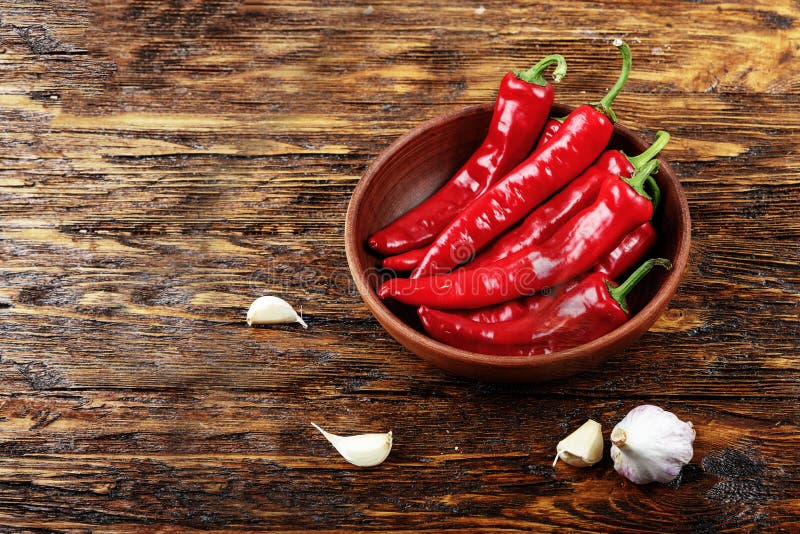 Chili pepper in a plate stock image. Image of group - 107669817