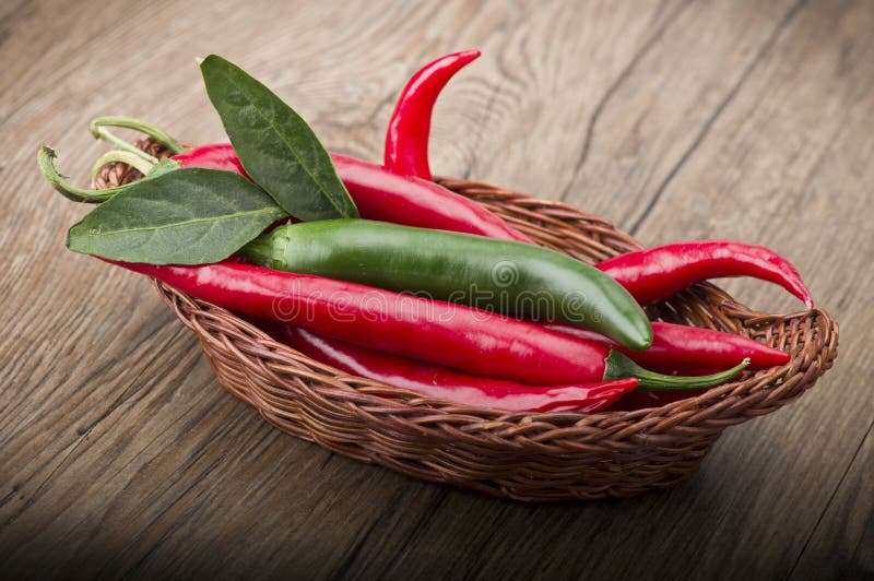 Chili Pepper rouge photo stock. Image du pepperoni, cayenne - 80697536