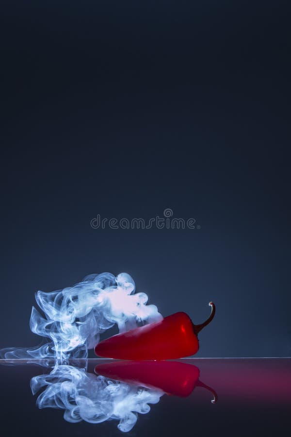 Chili Pepper stock image. Image of spice, spicy, white - 43055517